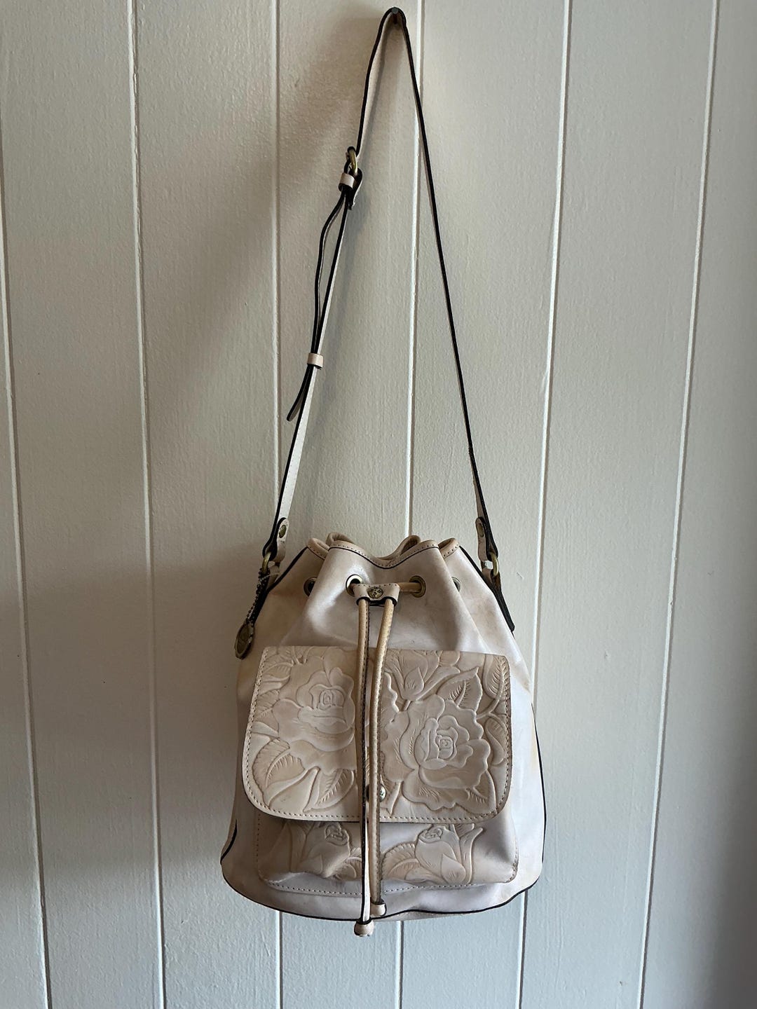 A Rare HTF Particia Nash Rosetool Leather White Chalk Anniversary ...