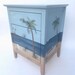 Painted Beach Nightstand Painted Ocean Nightstand Beach End - Etsy