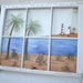Painted Beach Window Beach Scene Window Old Window Art - Etsy