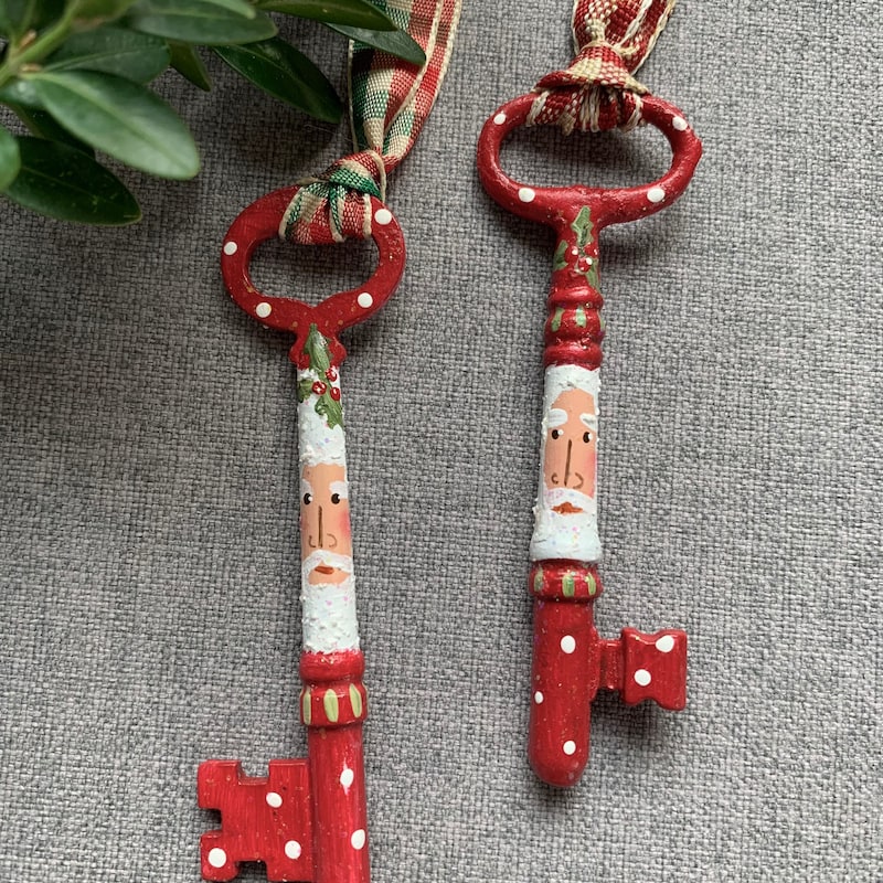 Old Skeleton Key Ornament - Etsy