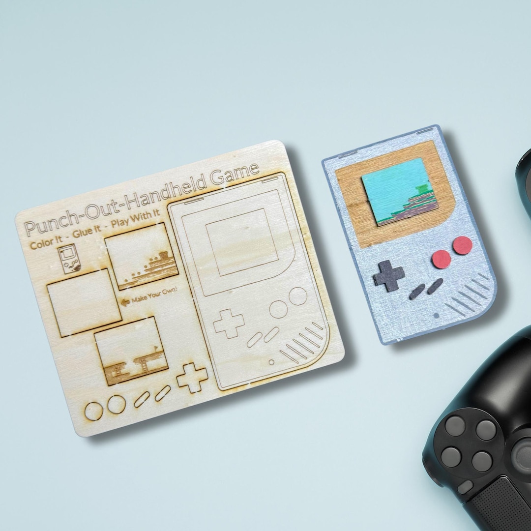 Video Game Handheld System Punch-out Kids Craft Build Your Own Kit ...