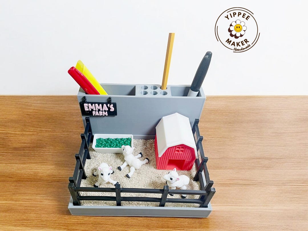 Sheep Zen Garden Desk Organizer: Farm DIY Kit - Etsy