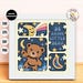 3D Bear Shadow Box - Nursery Shadow Box Layered Paper Art Be Brave Svg ...