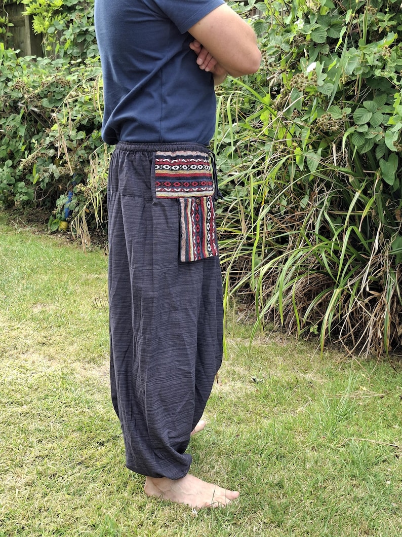 Boho Hippie Harem Aladdin Trousers Samurai Festival Pants or Yoga ...