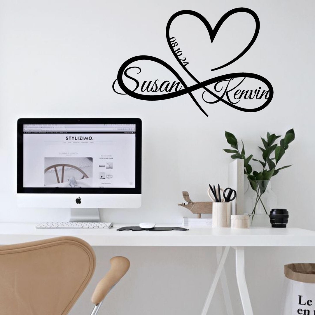 Custom Infinity Metal Sign,personalized Wedding Gift for Couple ...