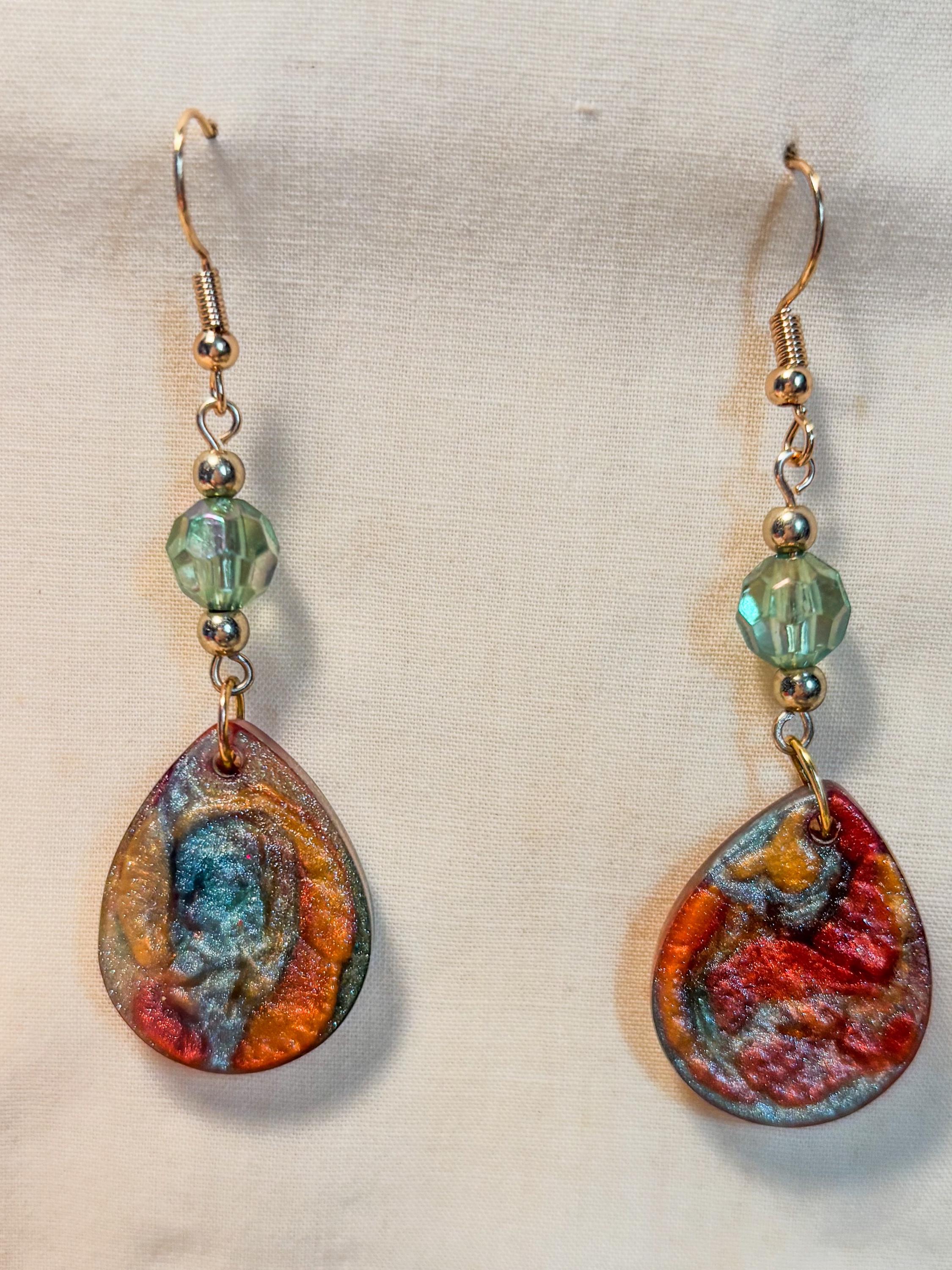 Earrings, Multi-colored, Multiple Shapes - Etsy