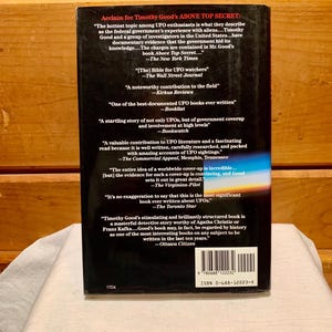 Alien Contact: Top-secret UFO Files Revealed by Timothy Good. Hardcover ...