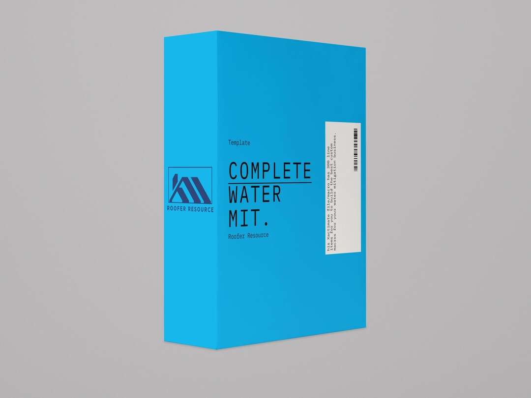 Complete Water Mitigation Estimating Template for Xactimate - Etsy