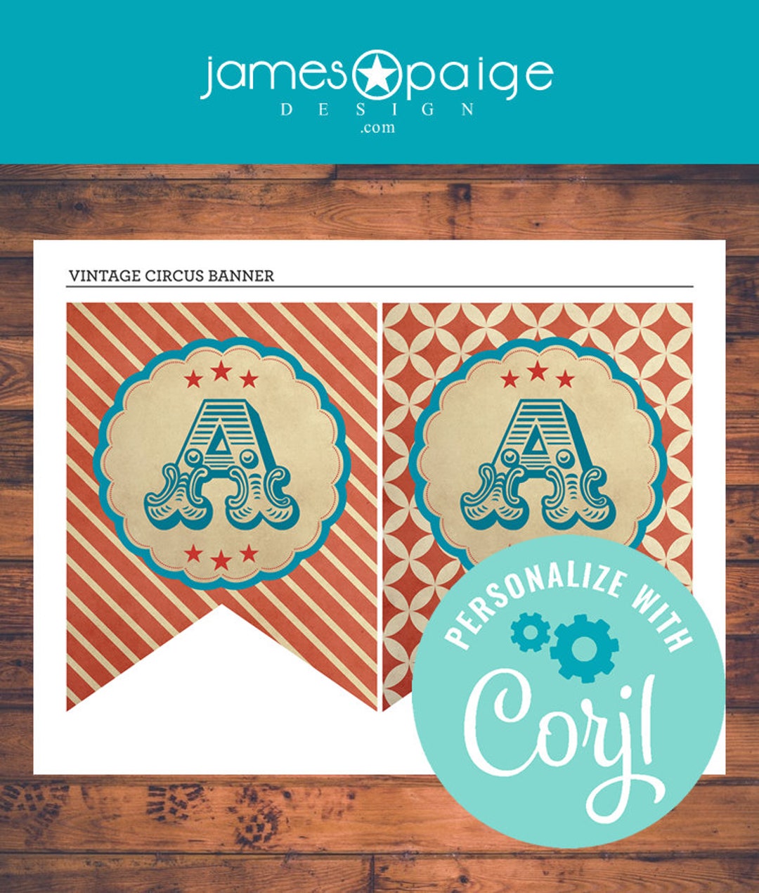 Editable: A Day at the Circus Printable Banner - Create Your Own ...