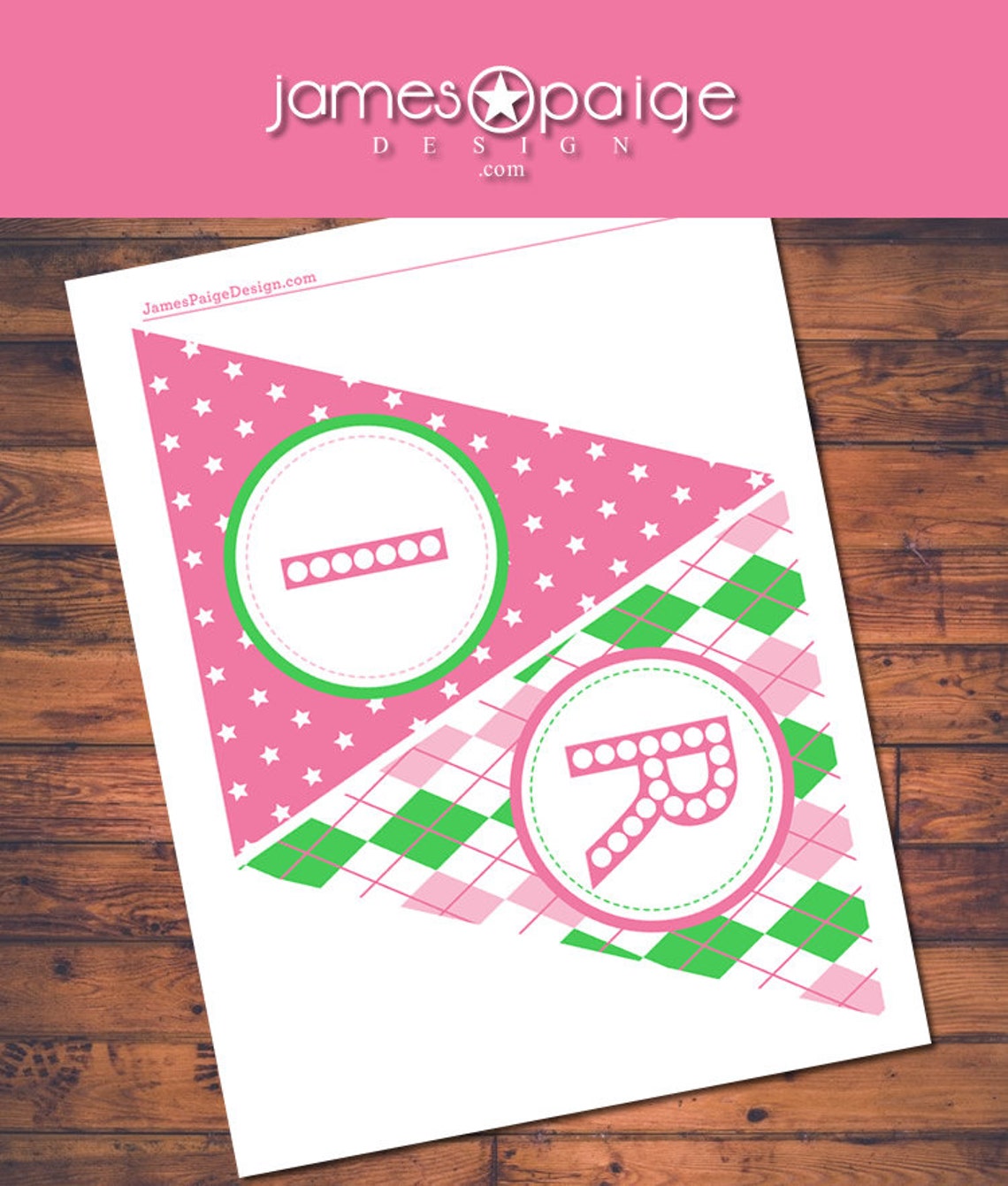 INSTANT DOWNLOAD: Preppy Tennis Themed Birthday Banner - Etsy