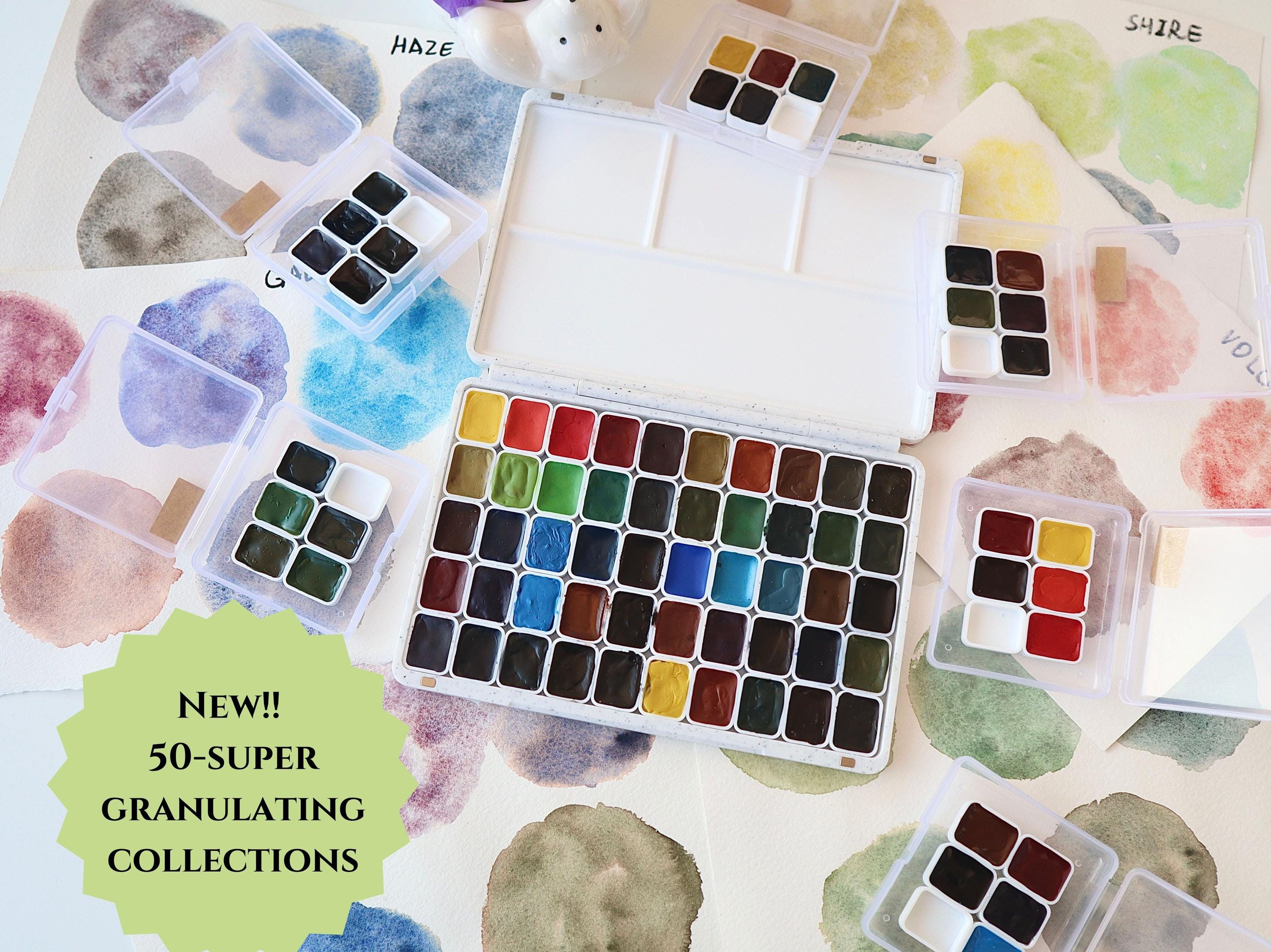 Schmincke Supergranulating Watercolor Set – Repackaged 0.8ml Pans | 10 ...