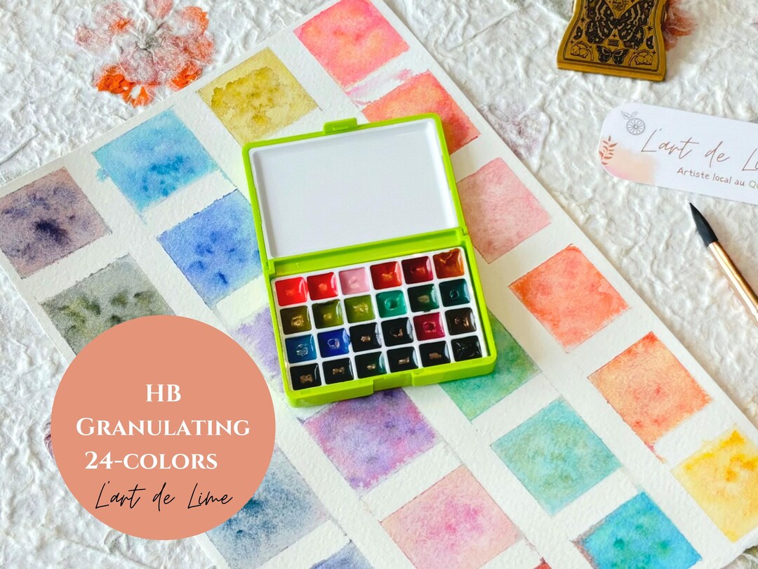 HB Granulating 24 Colors- 0.5ml/1ml Pan -tubes of Your Choice (5ml) And ...