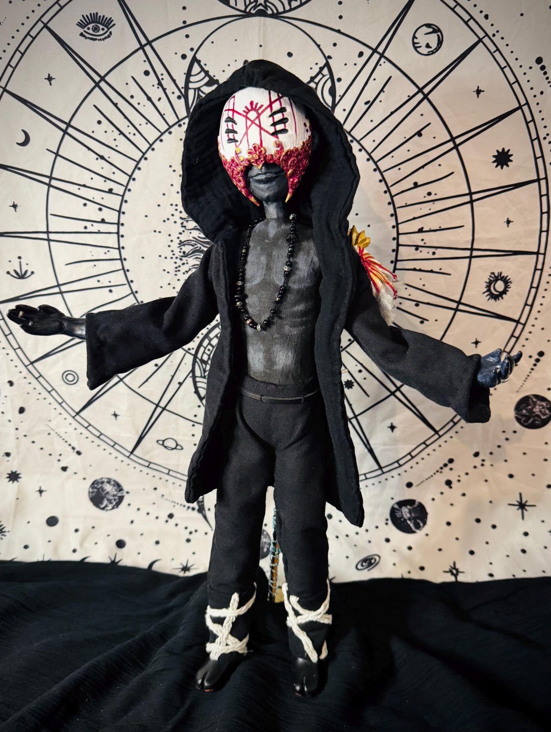 Vessel Sleep Token Art Doll - OOAK Doll - Puppet, Dark Fantasy Art ...