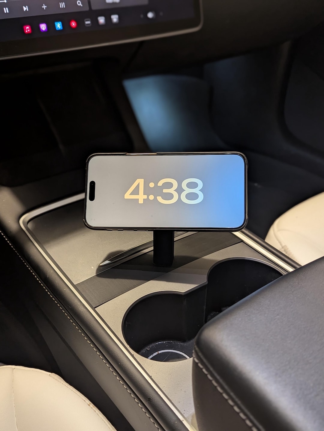 Tesla Model 3 and Y Center Console Phone Charger Mount (compatible ...