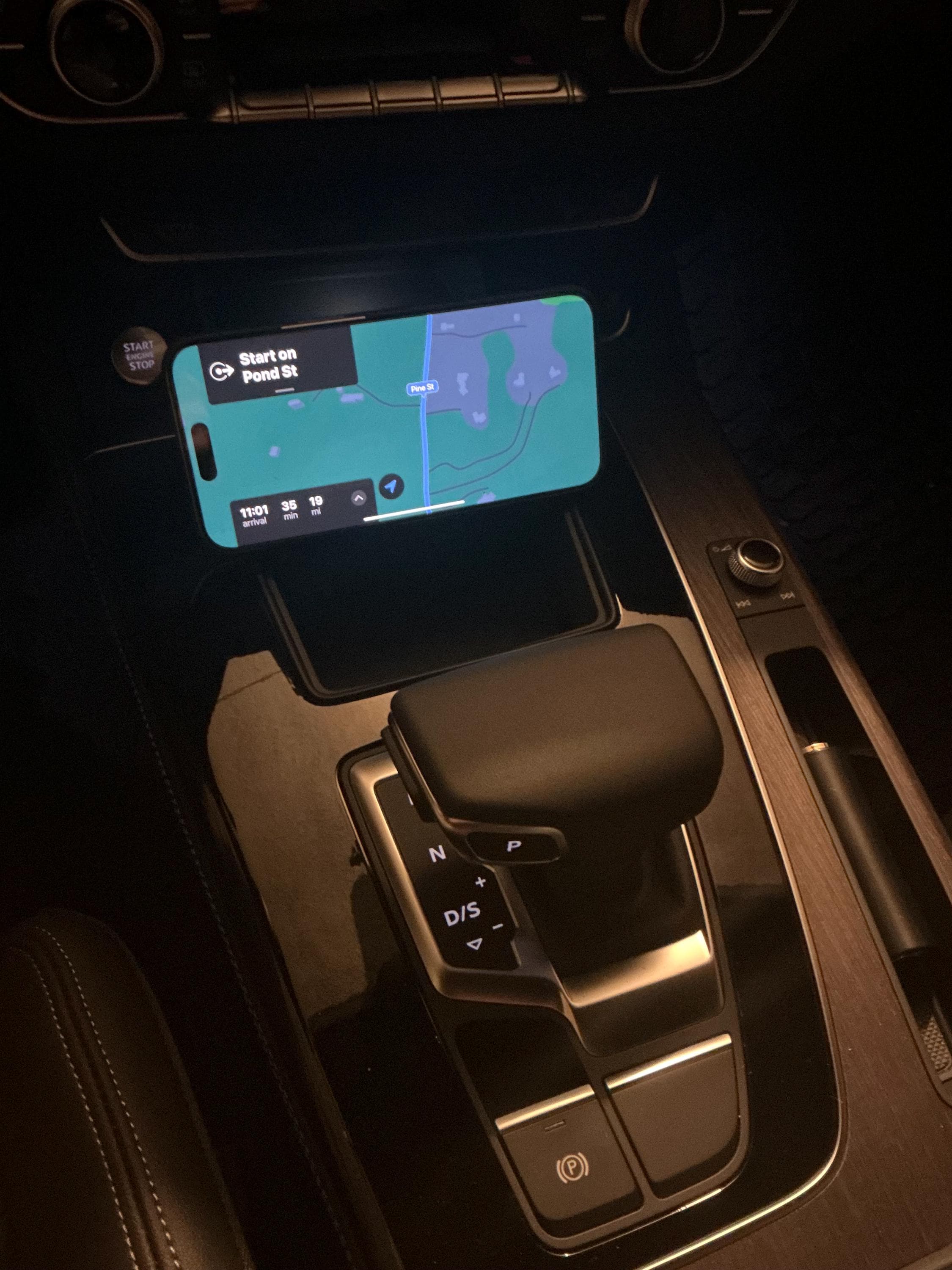 Audi Center Console Phone Magnetic Mount Q5 / SQ5 / A5 / A4 B9.5 (2020 ...