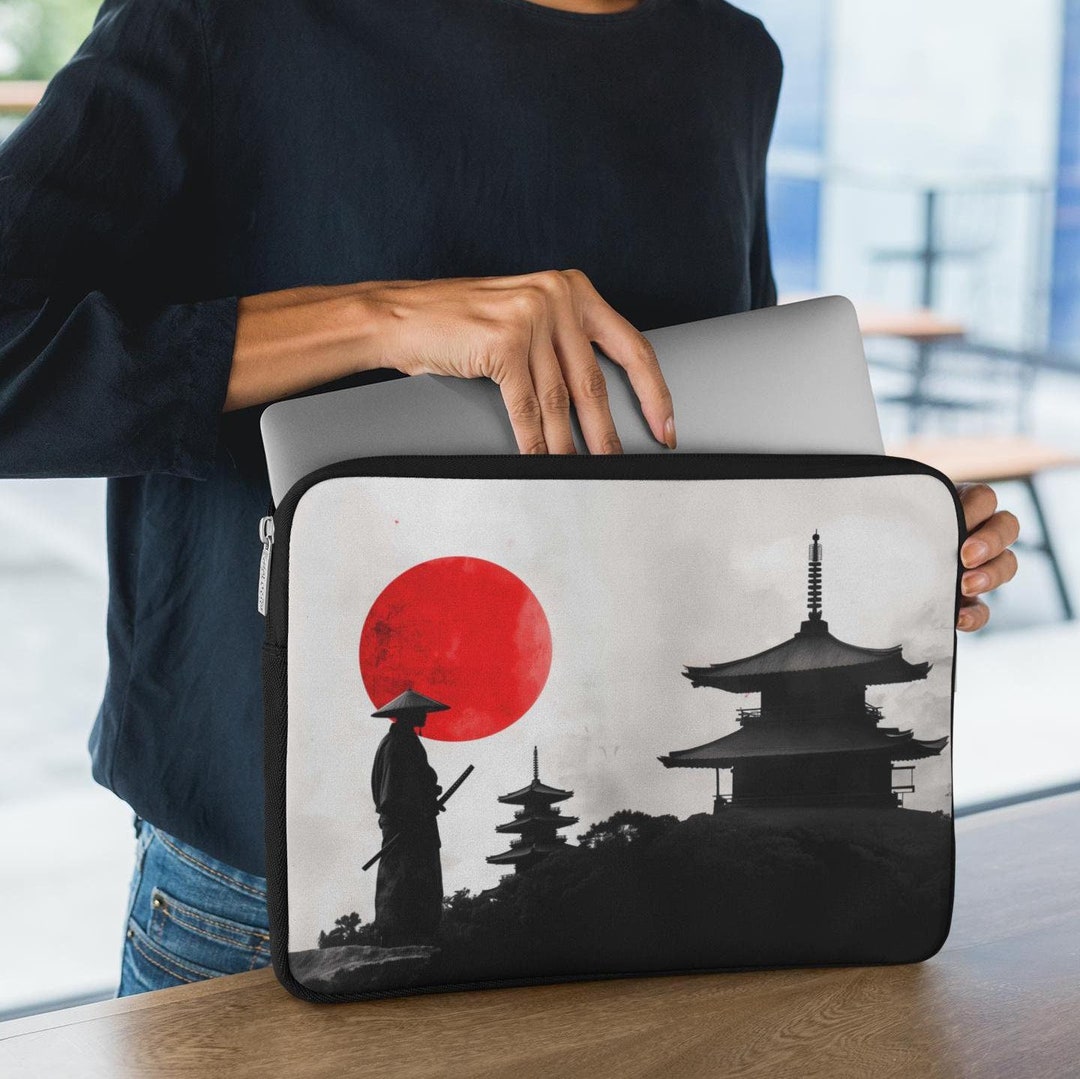 Japanese Laptop Sleeve, Samurai Laptop Bag, Japan Computer Sleeve, 15 ...