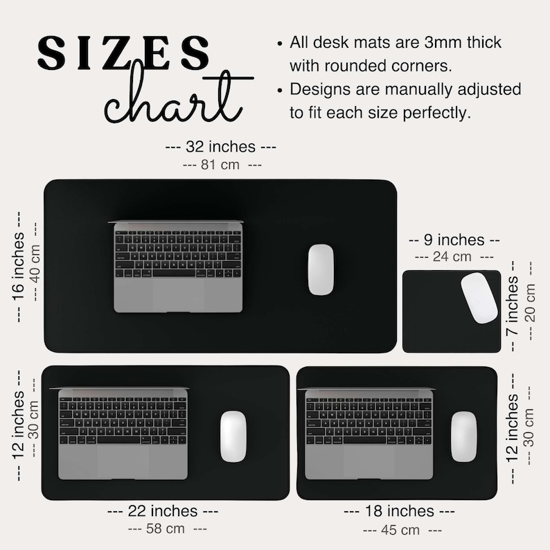 Cherry Blossom Desk Mat: Minimalist Japanese Sakura Mouse Pad for ...