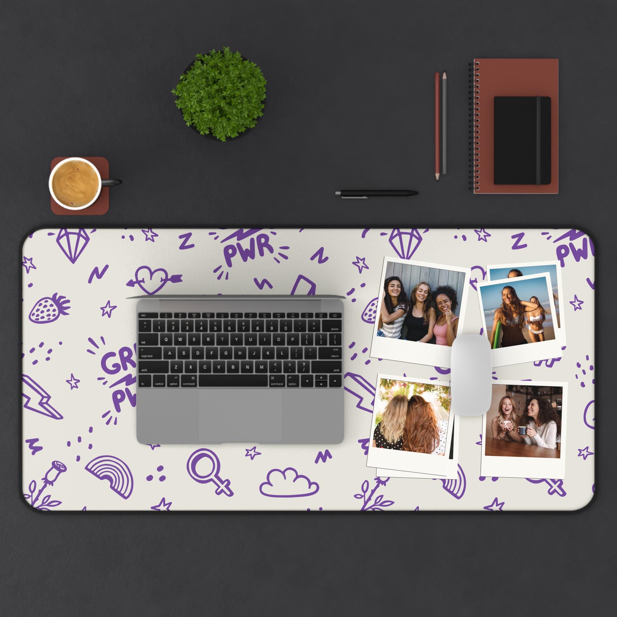 Custom Mouse Pad, Personalized Photo Mousepad XL, Girl Desk Mat, Desk ...
