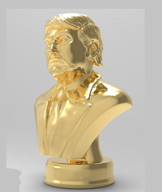 Trump Sculpture, Trump Bust, 3D STL File, for 3D Printer ,3D Print ...
