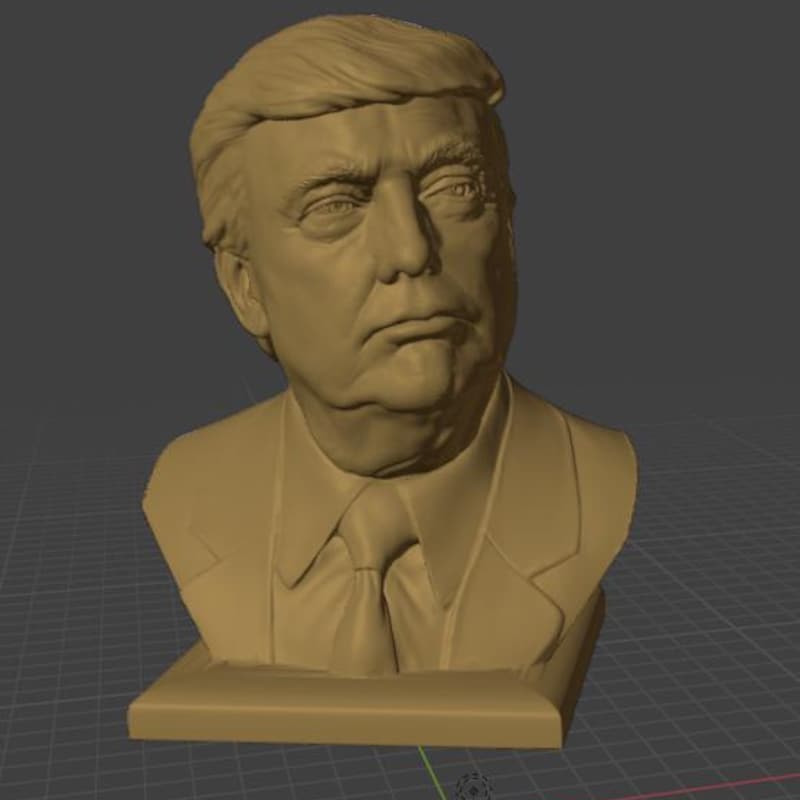 Trump 3d Print Files - Etsy