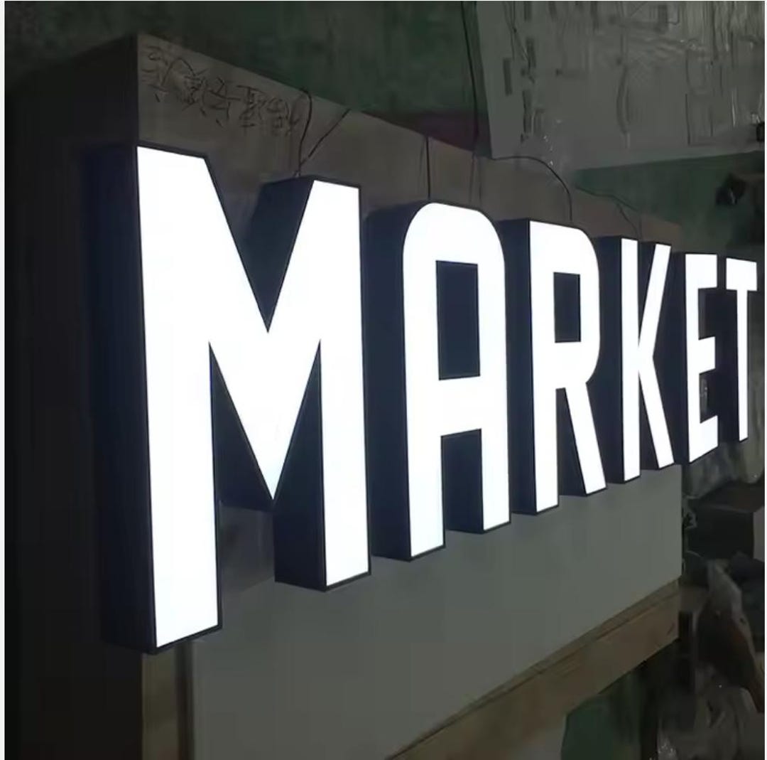 Business Signs Led Acrylic Light Channel Letters Indoor/outdoor 3D ...