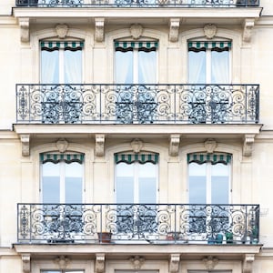 Paris Photograph - Balconies on Rue De Vaugirard, Paris Windows, Paris ...