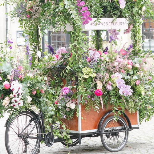 Paris Photography Paris Flower Cart Travel Photograph - Etsy