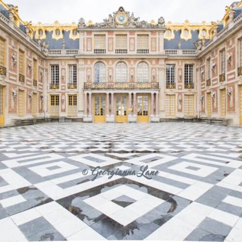 Paris Photography the Marble Court Versailles Paris Art - Etsy