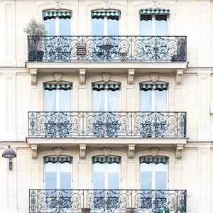 Paris Photograph - Balconies on Rue De Vaugirard, Paris Windows, Paris ...
