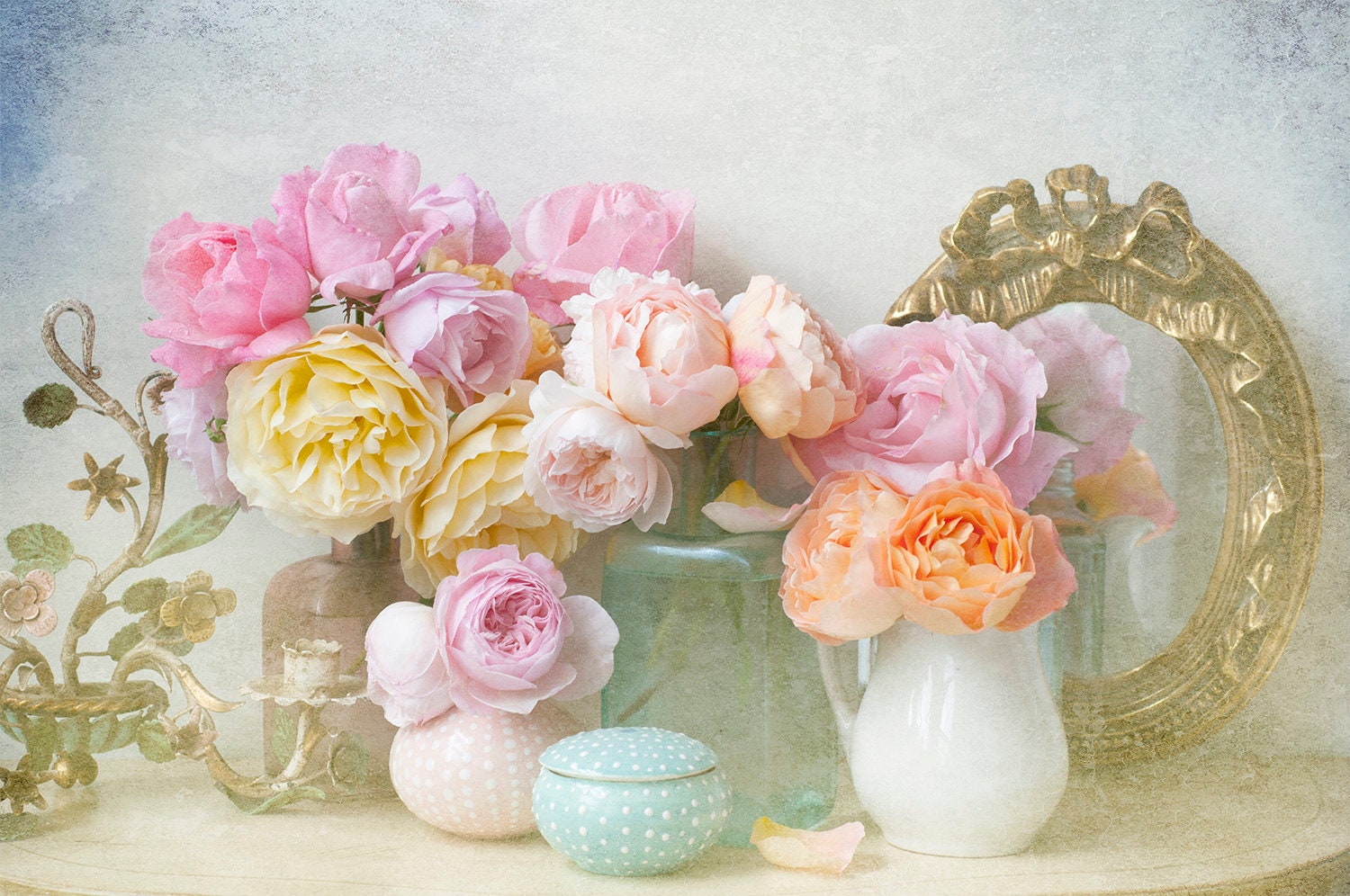 Rose Flower Photography My Garden Roses Romantic Fine Art | Etsy