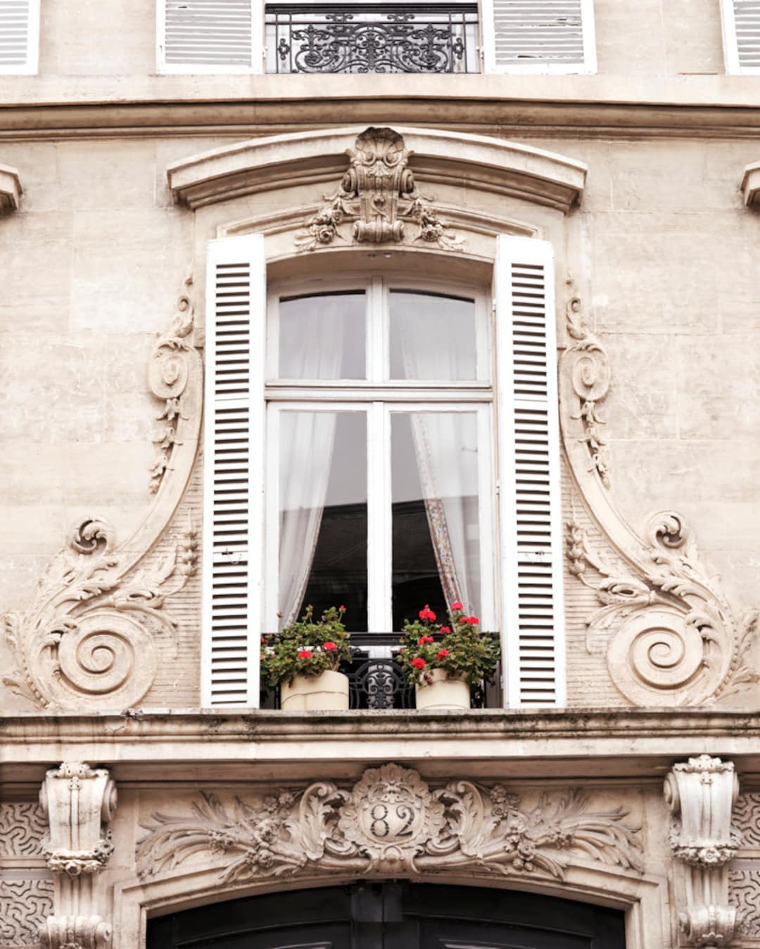 Paris Window Photography - Le Fenetre, French Home Decor, Large Wall ...