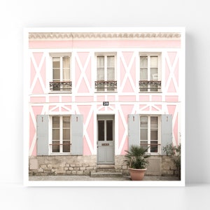 Paris Photography Pink House on Rue Cremieux, 5x5 Paris Fine Art ...