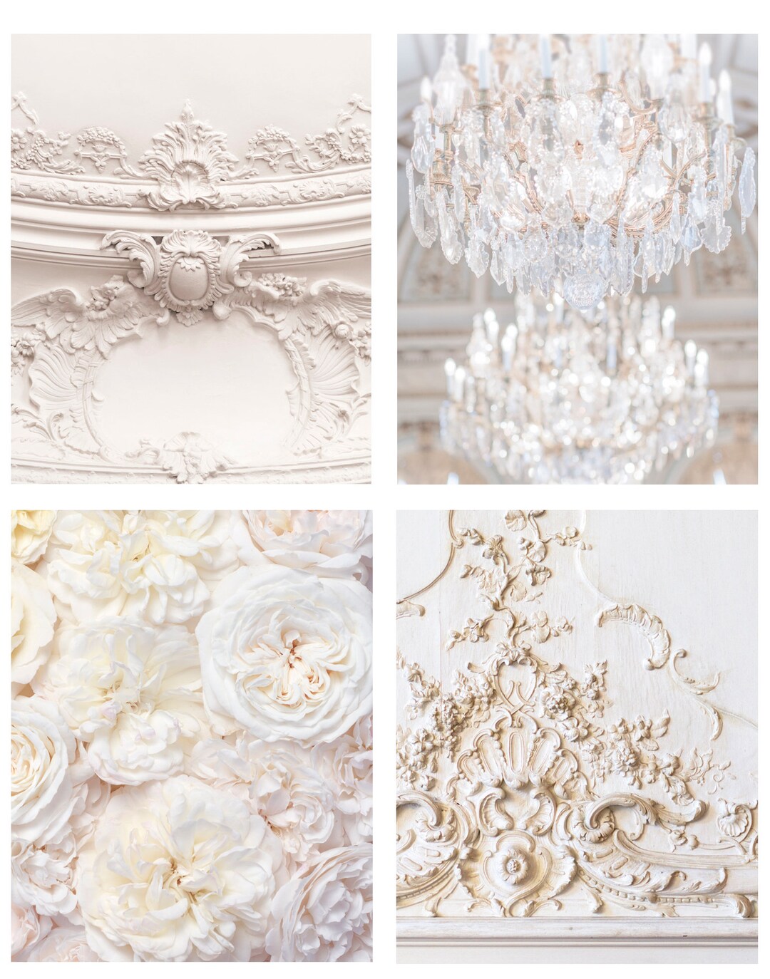 Paris Print Gallery Wall - the Randi Garrett Collection, Glam Blush and ...