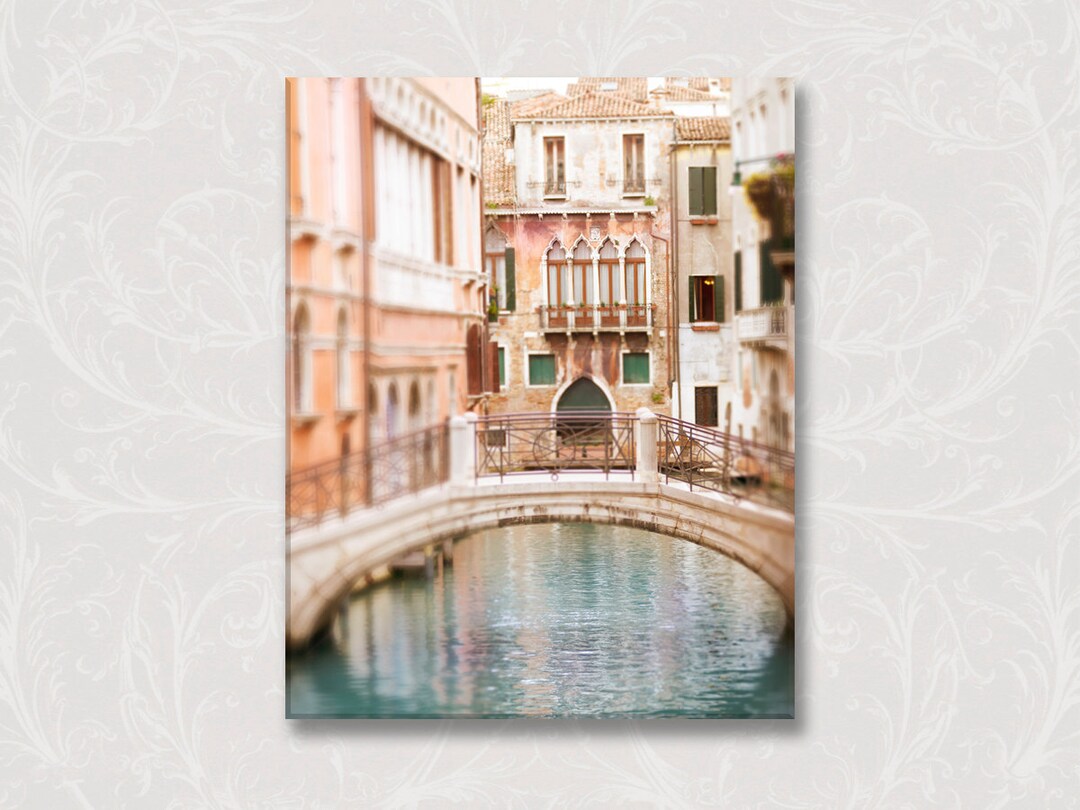 Venice Photo on Canvas, Acqua Dolce, Italy Travel Home Decor, Gallery ...