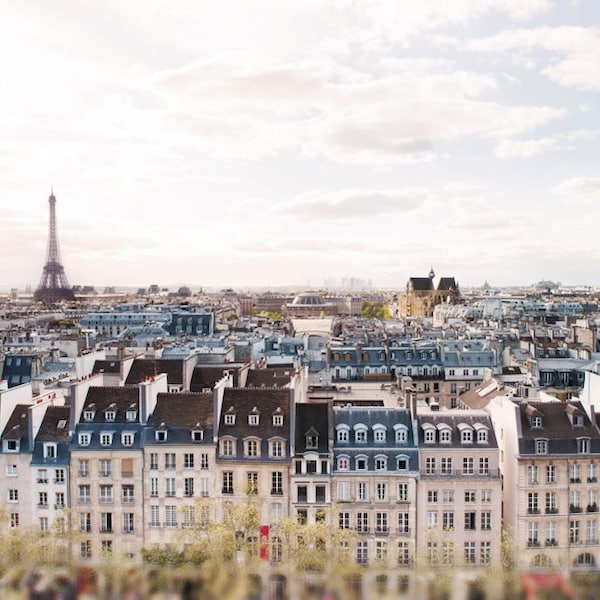 Paris Rooftop Photo - Etsy