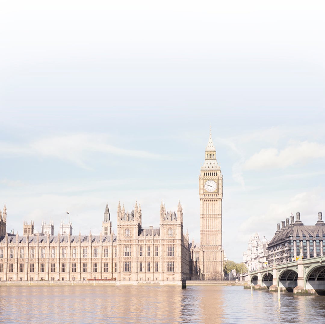 London Photograph - Blue Skies Over London, England Fine Art Photograph ...