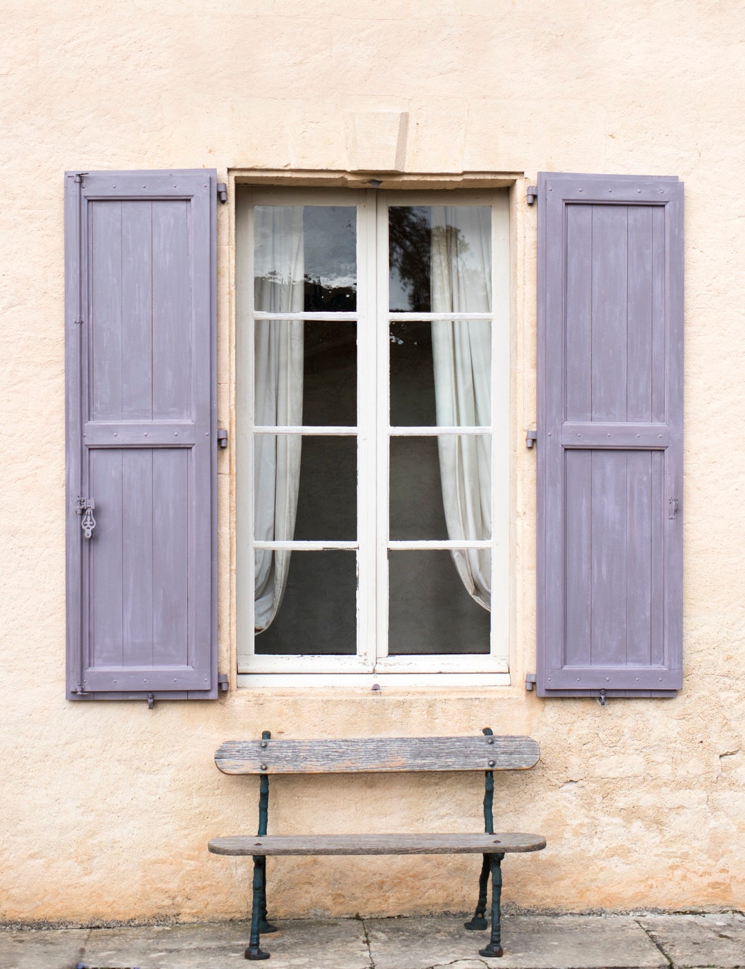 France Travel Photography, Window in the Dordogne, Lavender Shutters ...