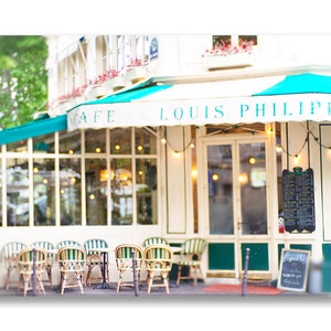 Paris Cafe Photo Canvas Cafe Louis Philippe Fine Art - Etsy