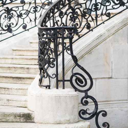 Paris Photography Questel Staircase Versailles Neutral | Etsy