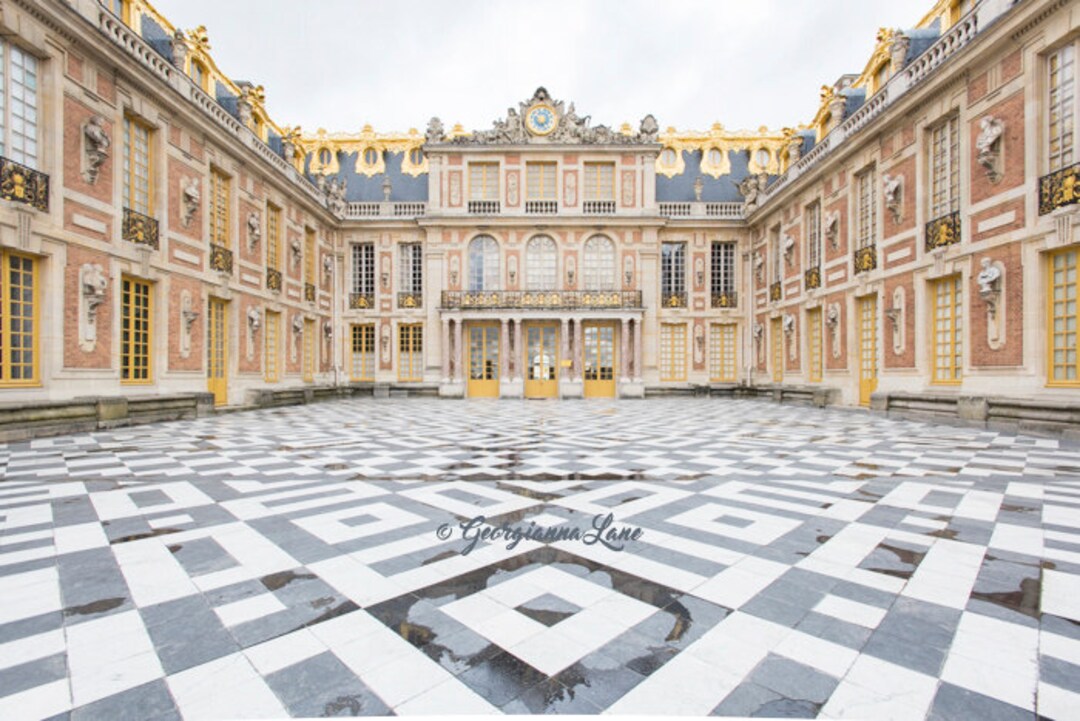Paris Photography, the Marble Court, Versailles, Paris Art Print ...