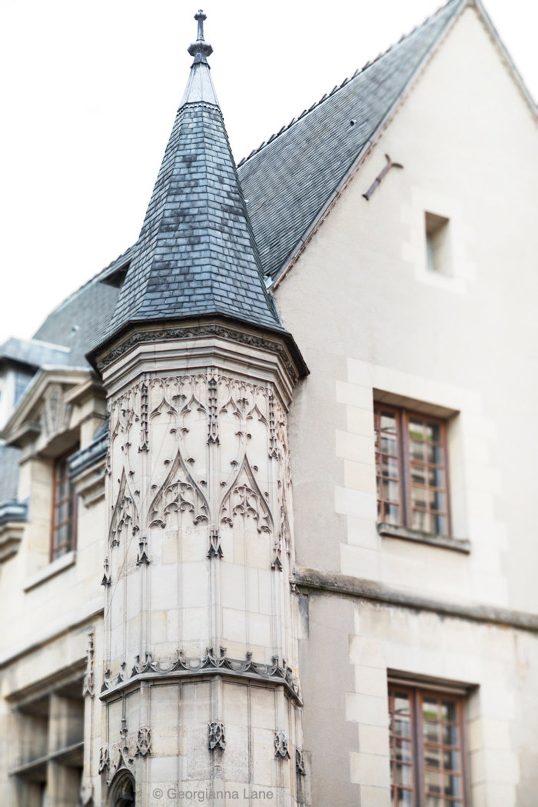 Paris Photography - Turret in Le Marais, Paris Architecture, Neutral ...