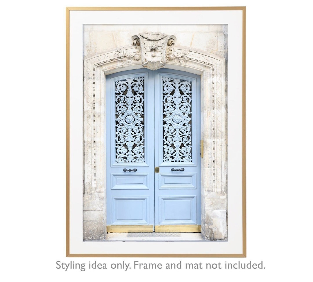 Paris Photography - Blue Door in the Marais, Paris Blue Door, Paris Art ...