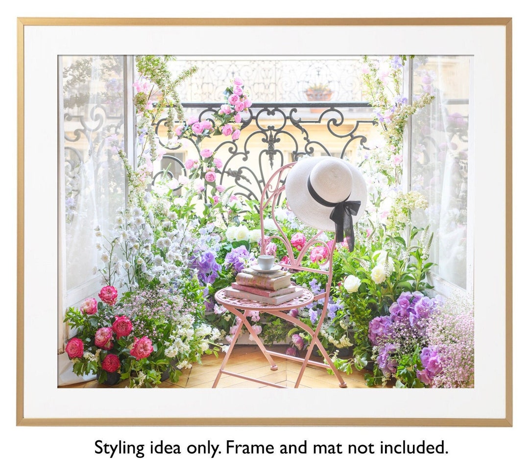 Paris Photography - Parisian Floral Fantasy, French Decor, Paris ...