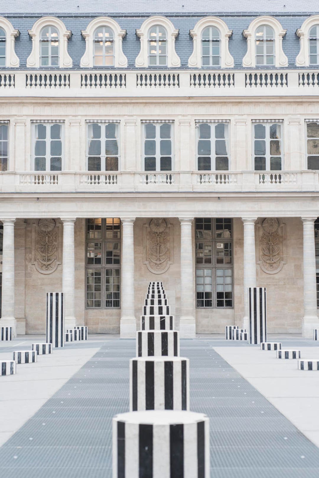 Paris Photography - Columns at the Palais Royal, Large Wall Art, Travel ...