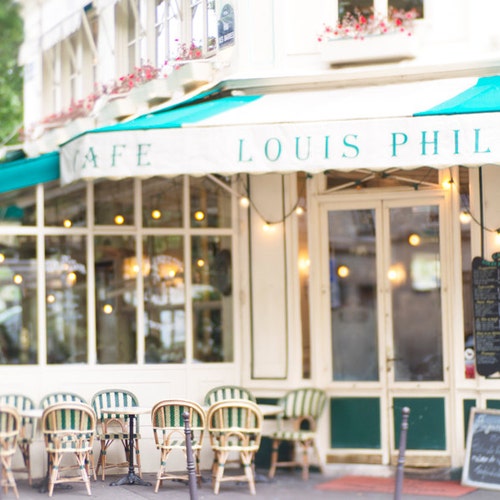 Paris Photography Cafe Louis Philippe French Home Decor - Etsy
