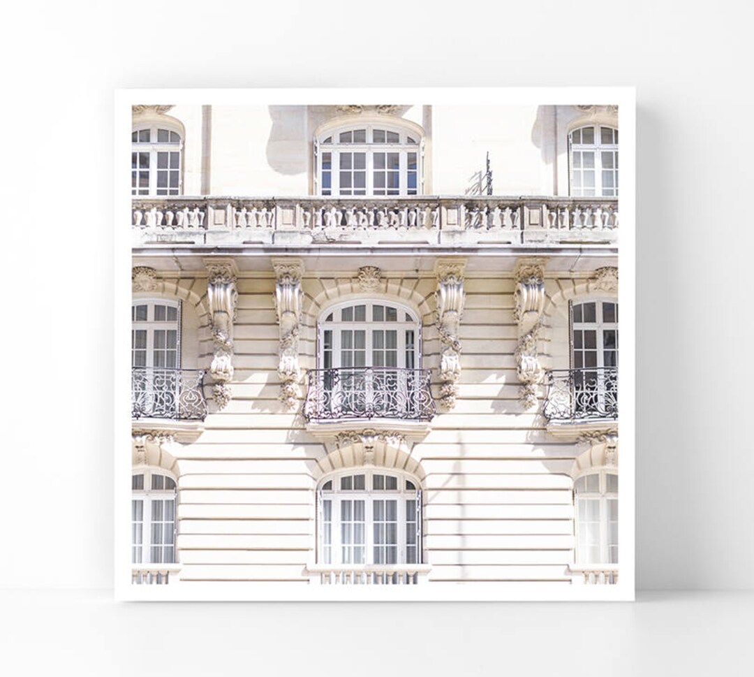 Paris Photography Ornate Balconies, Paris, 5x5 Paris Fine Art ...