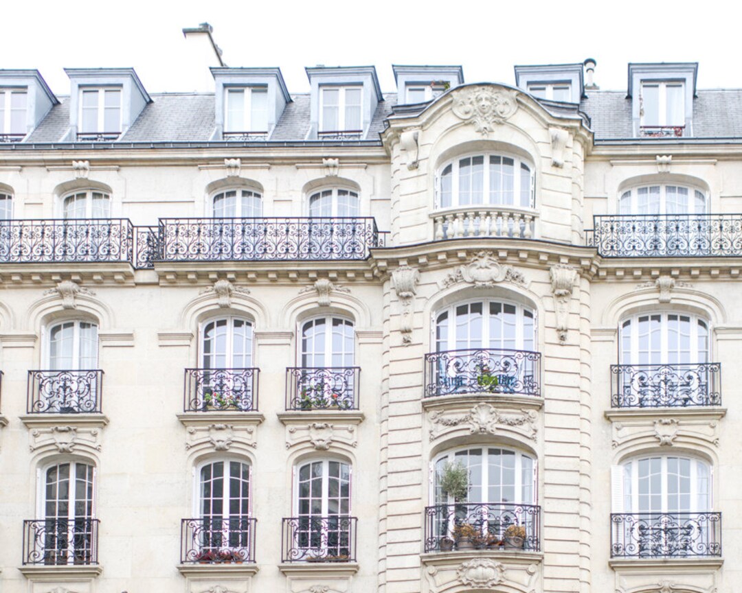 Paris Photograph - Windows on Rue Condorcet, Paris Wall Art, Large Wall ...