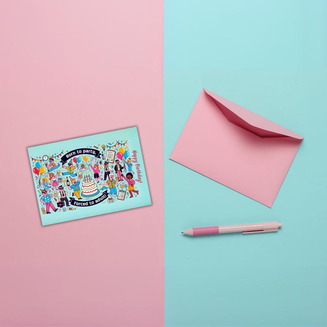 Printable Birthday Card Digital Download Quick and Easy Printable ...