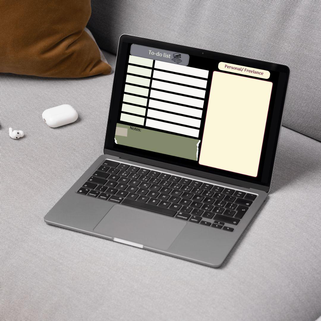 Digital Students Organizer PDF, Printable Academic Planner A4 ...