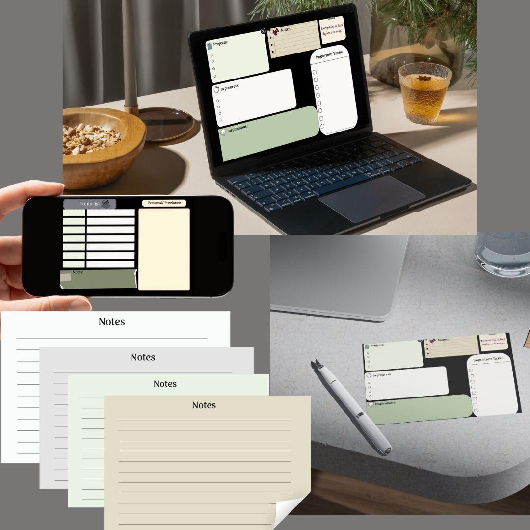 Digital Students Organizer PDF, Printable Academic Planner A4 ...
